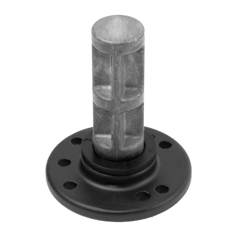 RAM Round Base Plate with 1/2" NPT Post – All Custom Mounts Inc.