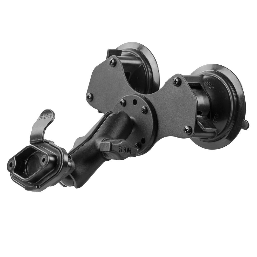 RAM® Twist-Lock™ Dual Suction Mount with Quick Release Adapter – All ...